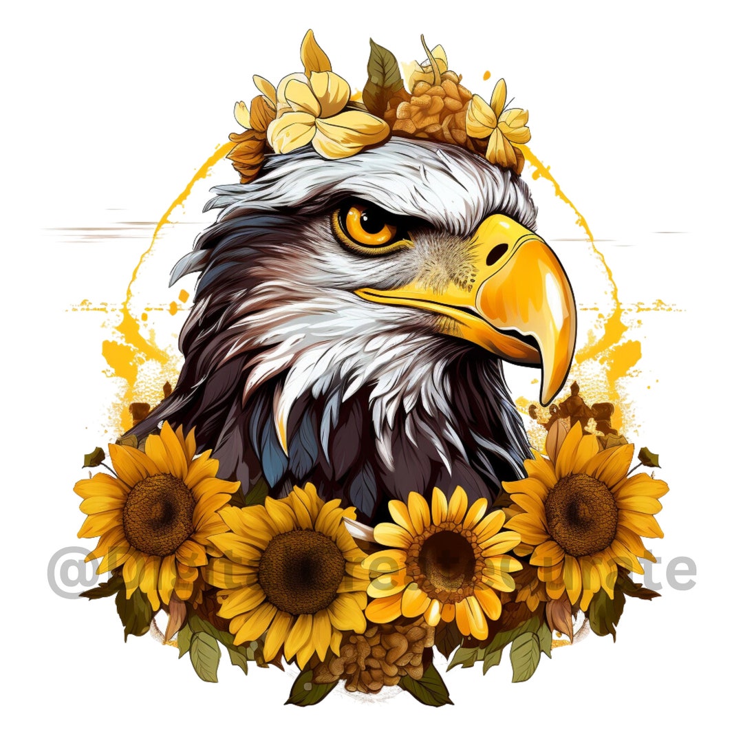 Eagles PNG Sunflower PNG Summer Png Eagles Svg Sunflower Svg Eagles ...