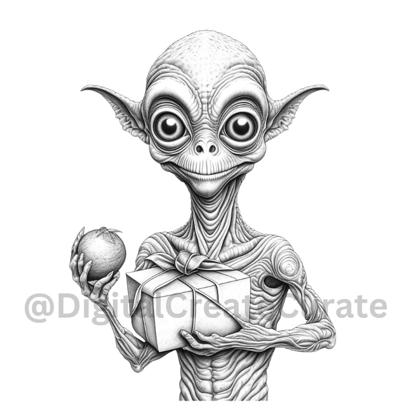 Alien Svg Alien Png Alien Clipart Svg Cut File Gift Idea Alien - Etsy