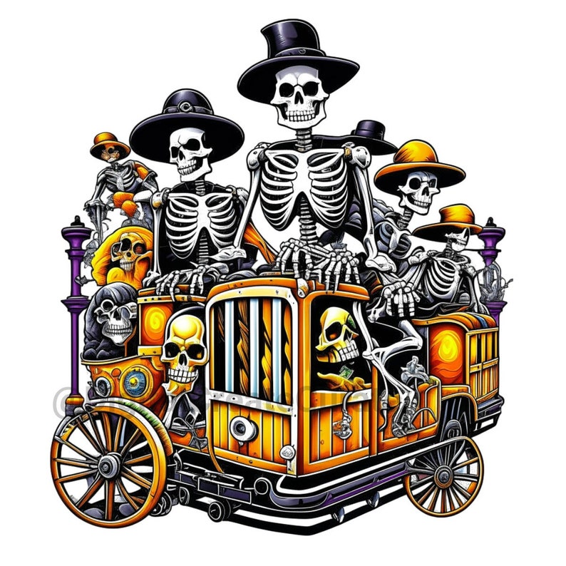 Train SVG Skeleton Svg Ghost Svg Halloween Svg Trains Svg Cut File Gift ...