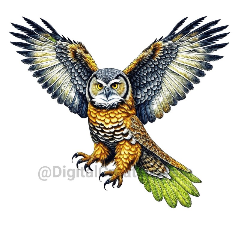 Owl SVG Bird Svg Flower Clipart Owl Clipart Owl File for - Etsy