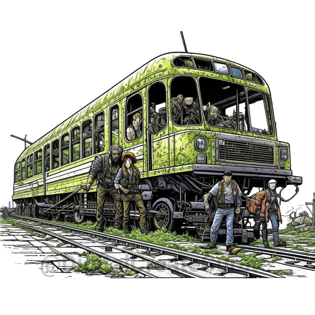 Train SVG Zombie Svg Halloween Svg Trains Svg Train Clipart Digital ...