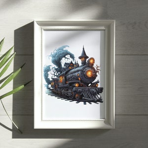 Train SVG Witch Svg Halloween Svg Trains Svg Train Clipart - Etsy