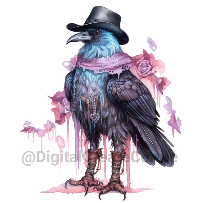 Crow Svg Halloween Svg Pastel Halloween Svg Western Clipart Svg File ...