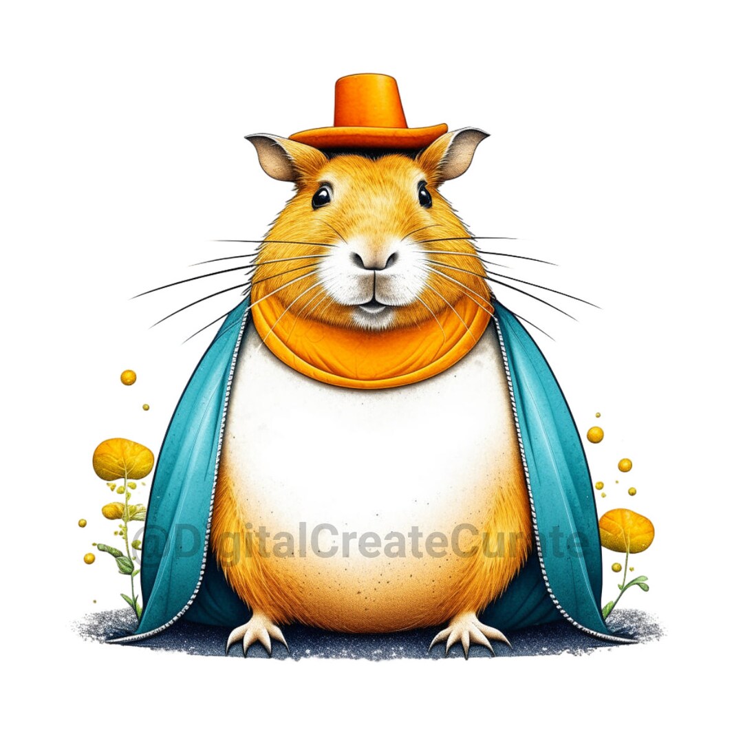 Halloween Svg Capybara Svg Halloween Digital Print Clipart SVG - Etsy