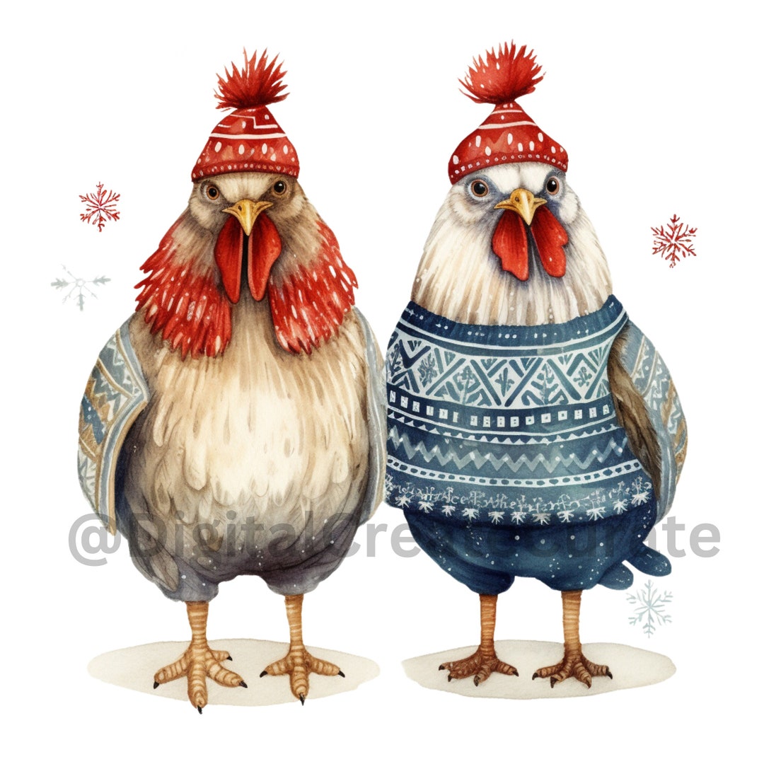 Chicken SVG Christmas Svg Christmas Png Chicken Png Svg Cut File Gift ...