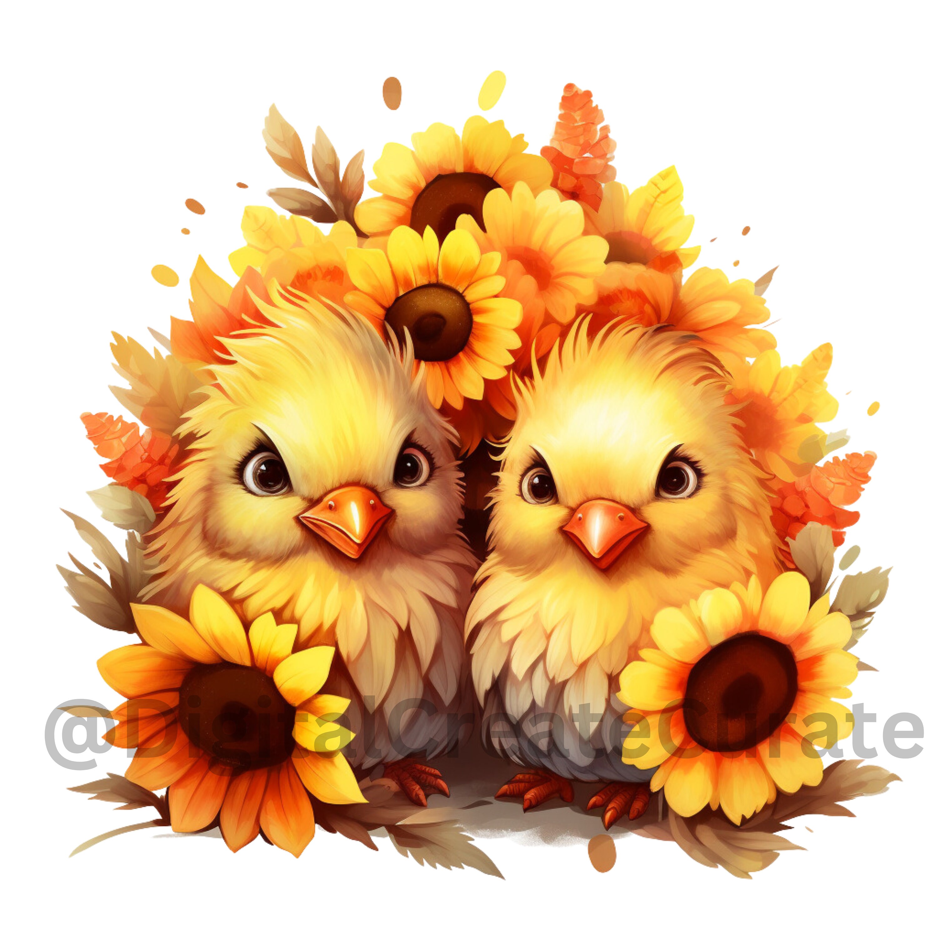 Chicken PNG Sunflower PNG Chicken Svg Sunflower Svg Chicken Tumbler Png ...