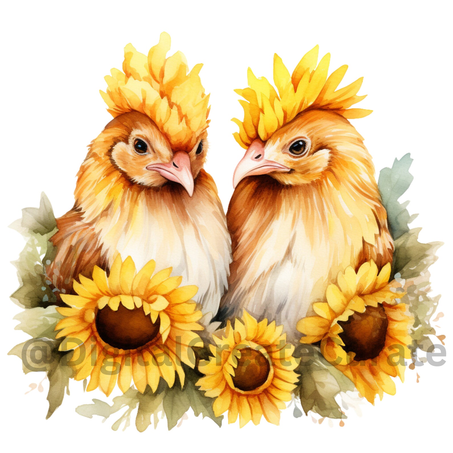 Chicken PNG Sunflower PNG Chicken Svg Sunflower Svg Chicken Tumbler Png ...
