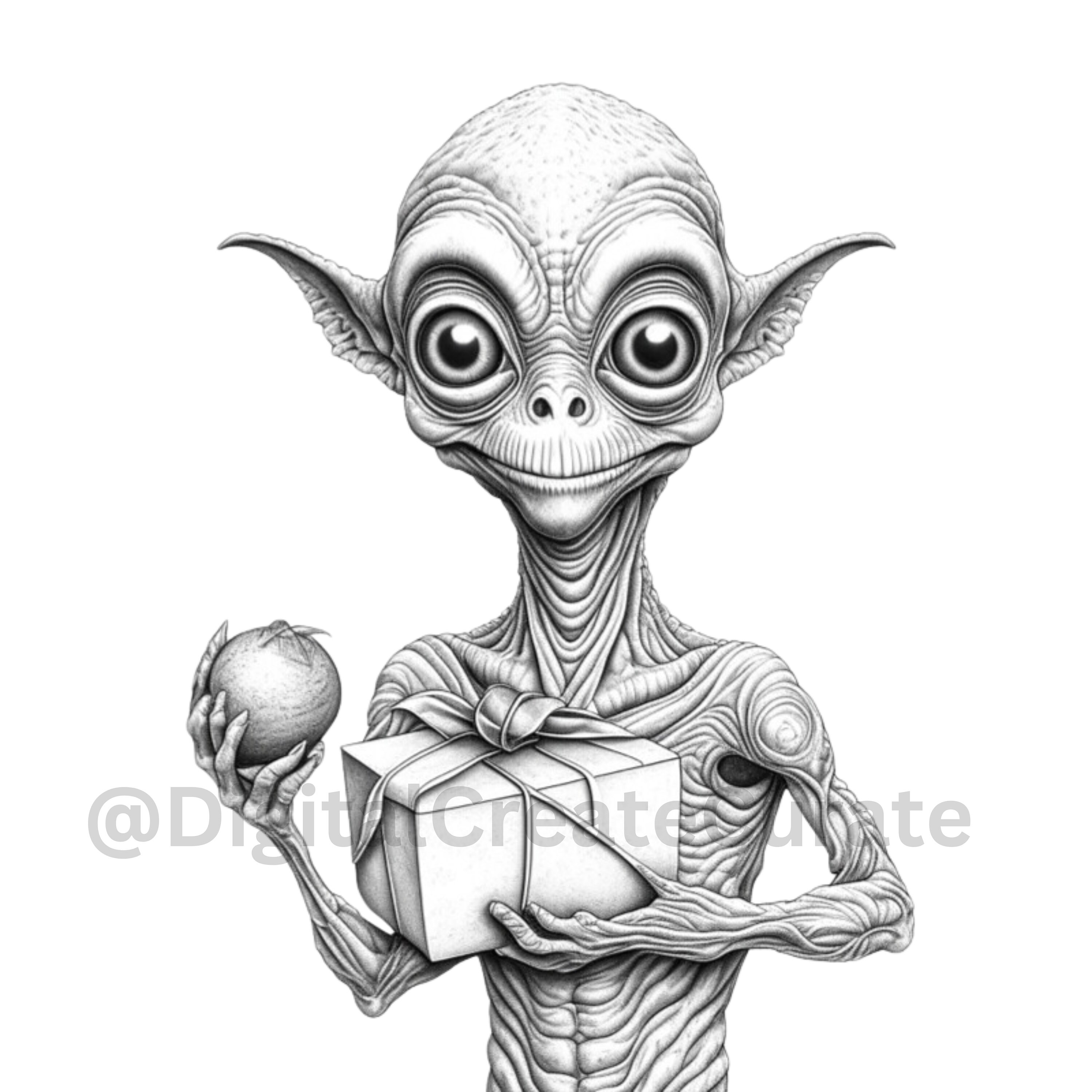 Alien Svg Alien Png Alien Clipart Svg Cut File Gift Idea Alien Clip Art ...