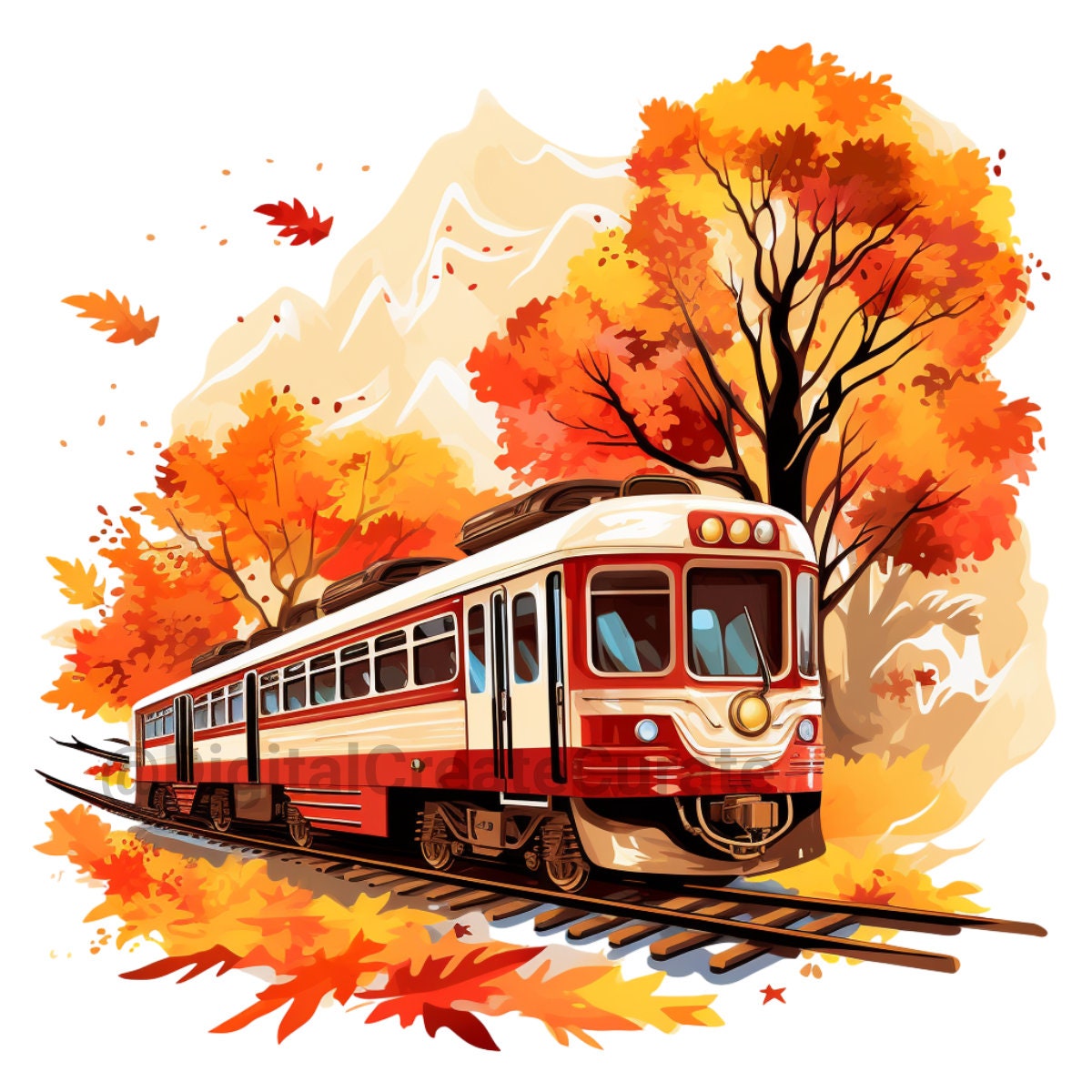 Train SVG Fall Svg Train Clipart Digital Download Svg Images - Etsy