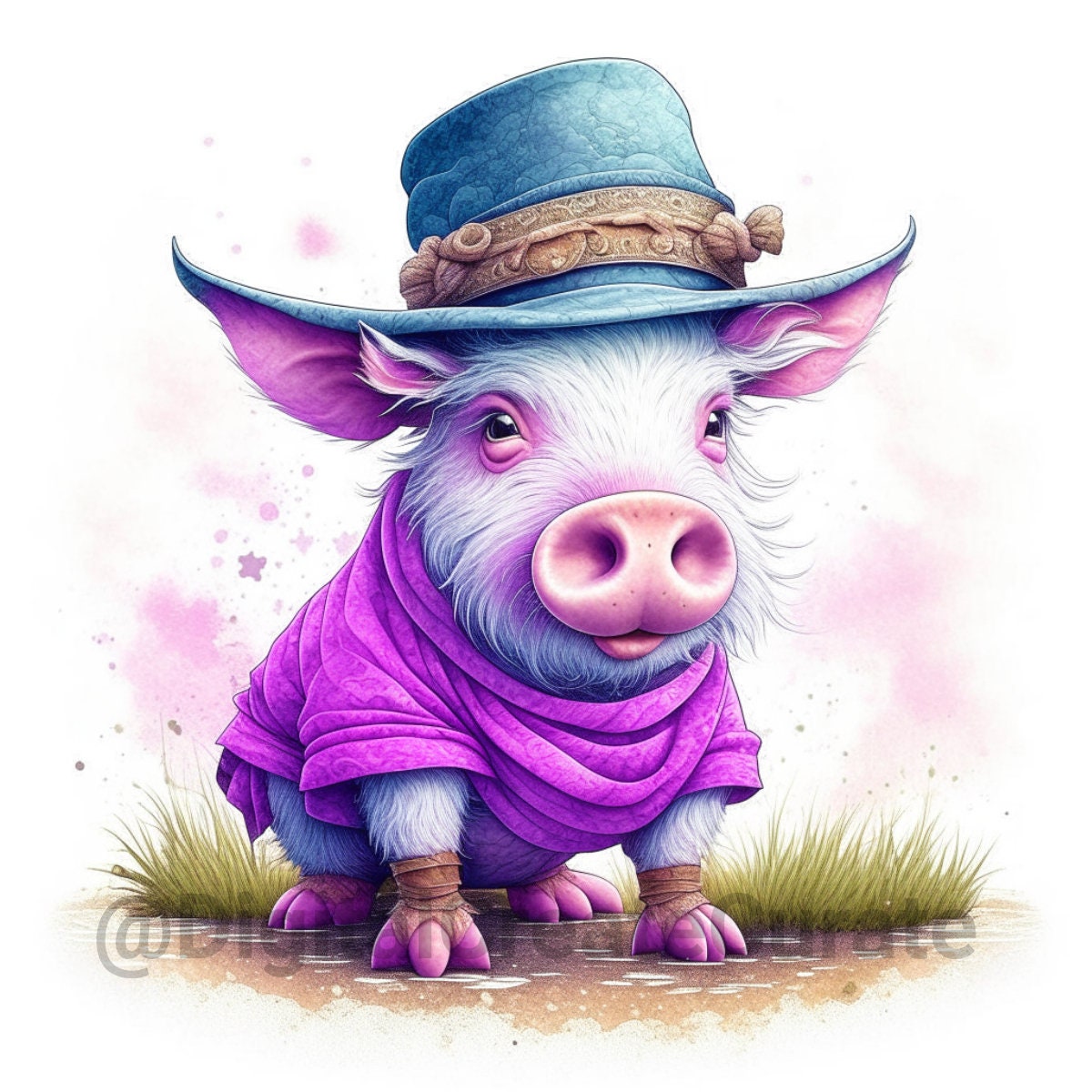 Pig Svg Animal Svg Pigs Svg Pig Clipart Animal Svg Files for Cricut ...