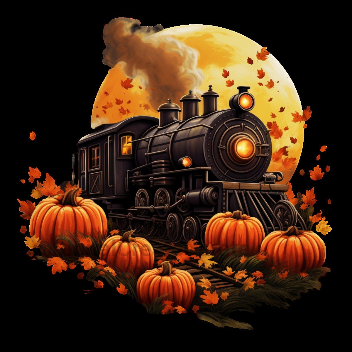 Train SVG Pumpkin Svg Halloween Svg Trains Svg Train Clipart - Etsy