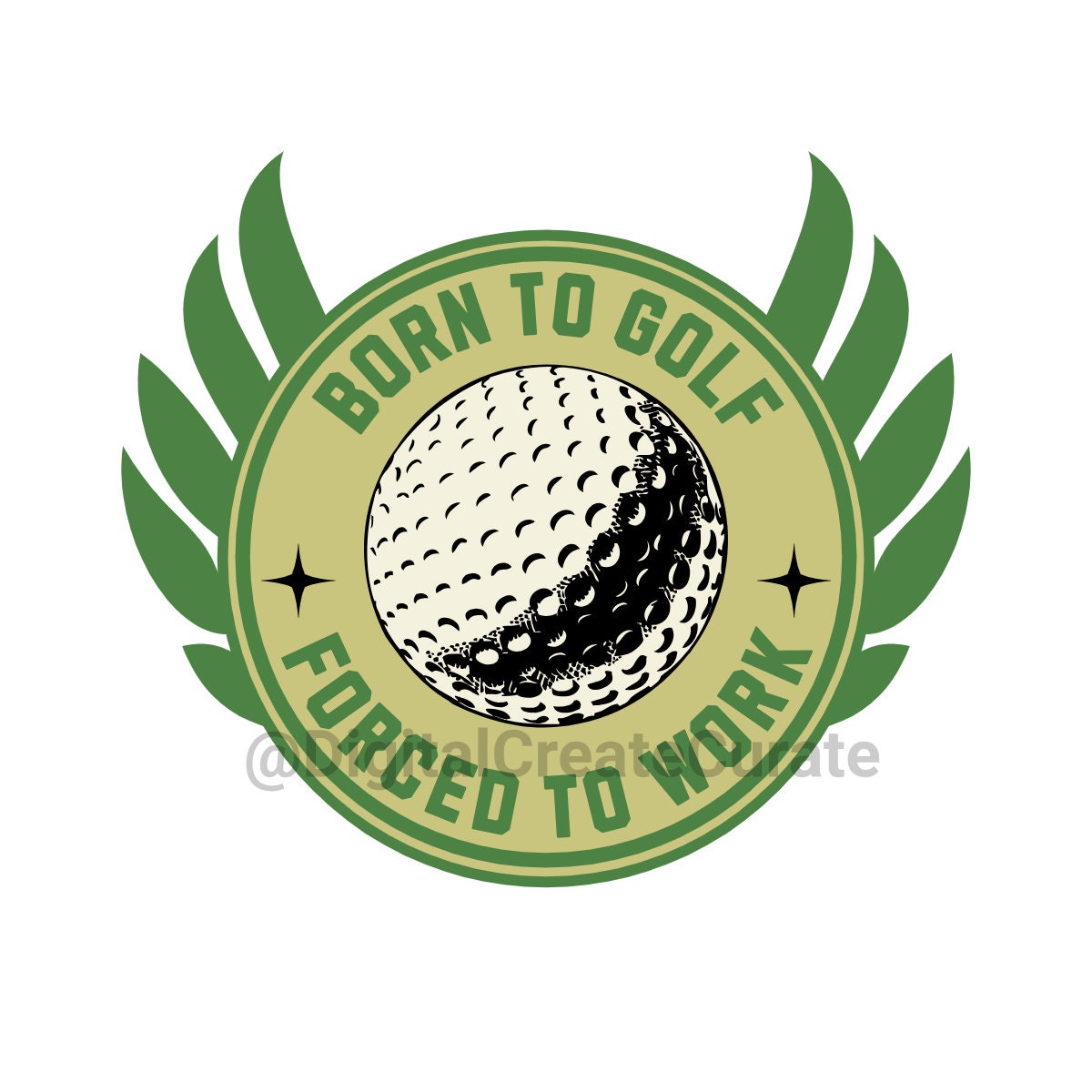 Golf SVG Golf Digital Print Trendy SVG Golf Clipart Golfing - Etsy