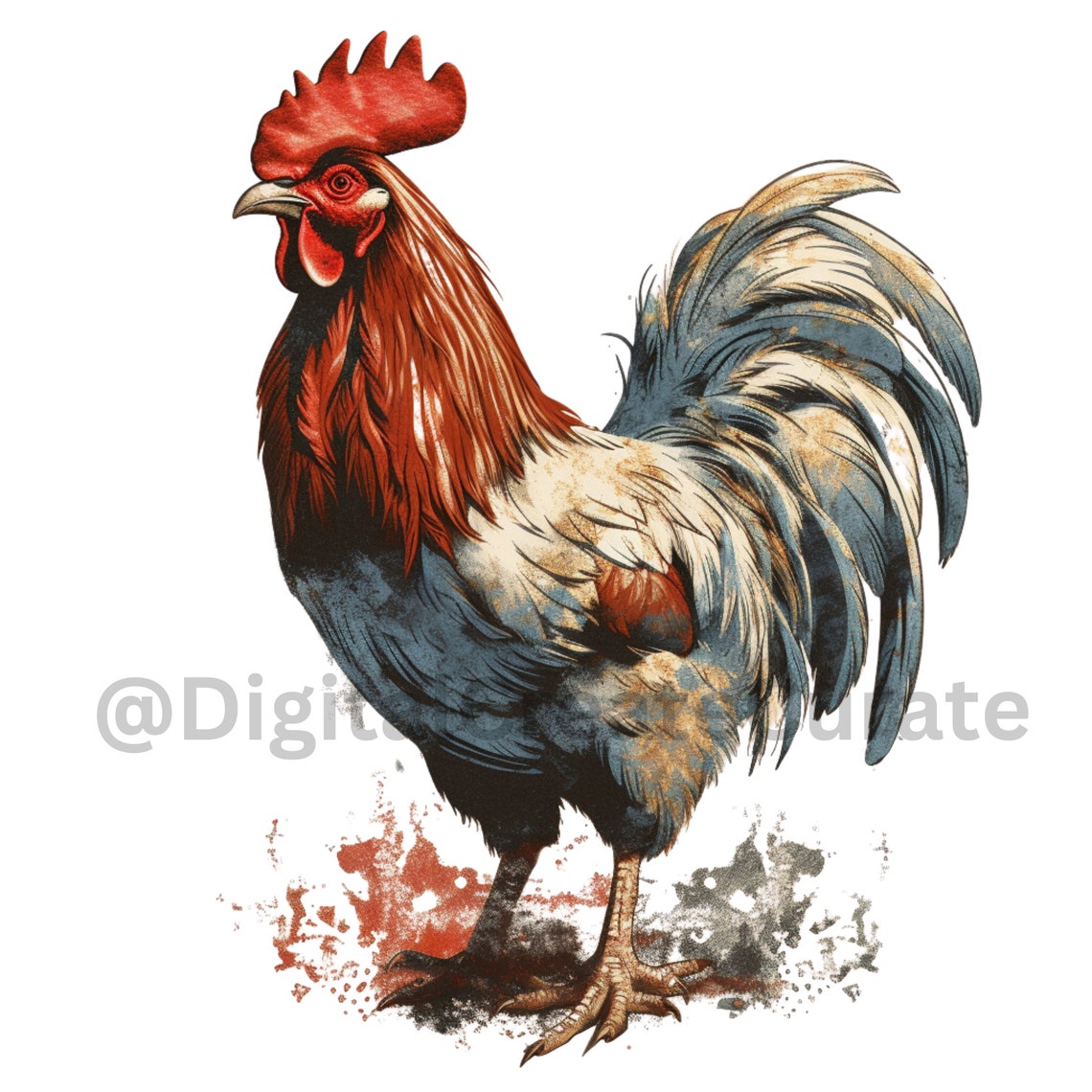Chicken SVG Chicken Png Rooster Png Rooster Svg Animal PNG Chicken ...