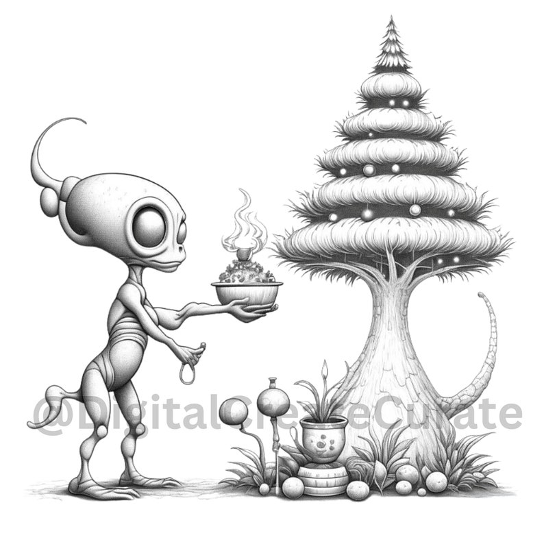 Alien Svg Alien Png Alien Clipart Svg Cut File Gift Idea Alien Clip Art ...