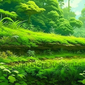Moss Wall Art Moss SVG Moss PNG Moss Clipart Instant Download Moss Clip ...