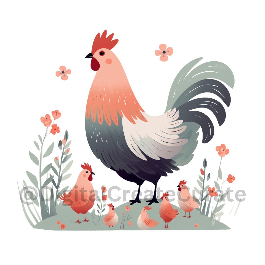 Pollo SVG Pollo png gallo png gallo svg Animal PNG Pollo Clipart ...