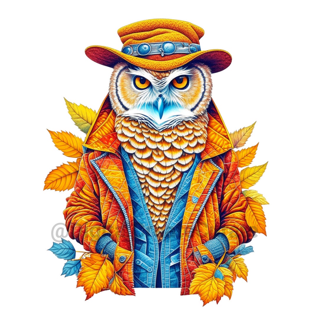 Owl SVG Fall Clipart Fall SVG Owl Clipart Cut File Owl Clipart Owl ...