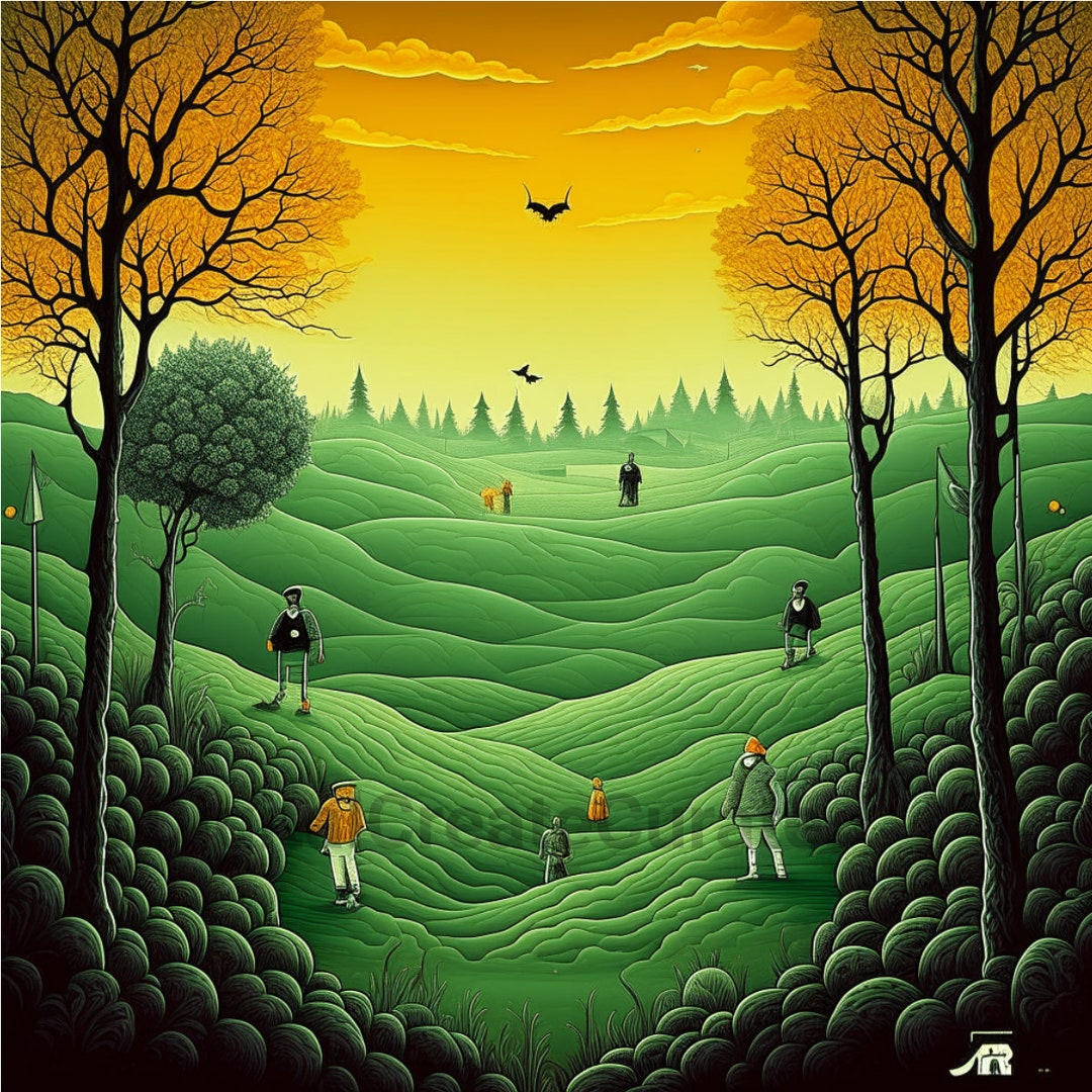 Golf SVG Horror Svg Golf Digital Print Golf Clipart Golfing - Etsy