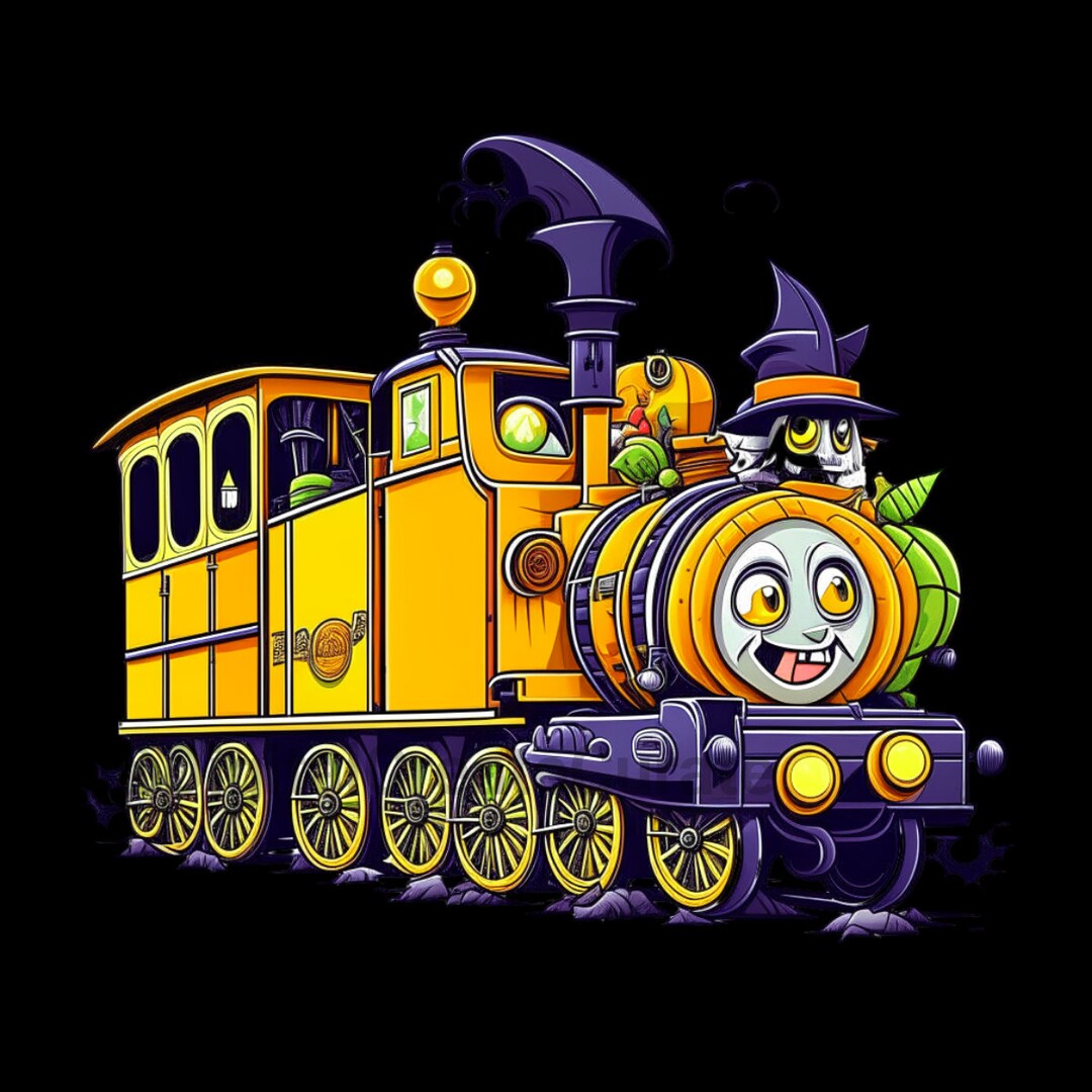 Train SVG Witch Svg Halloween Svg Trains Svg Train Clipart Digital ...