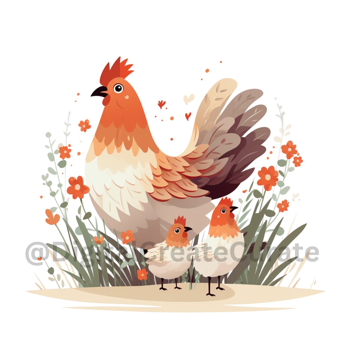 Chicken SVG Chicken Png Rooster Png Rooster Svg Animal PNG - Etsy