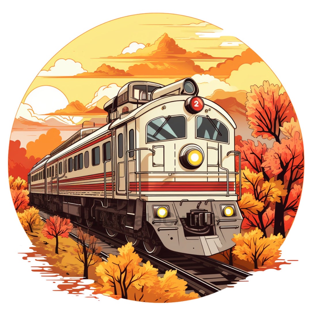 Train SVG Fall Svg Train Clipart Digital Download Svg Images - Etsy