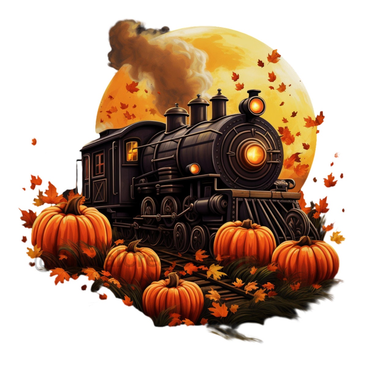Train SVG Pumpkin Svg Halloween Svg Trains Svg Train Clipart - Etsy