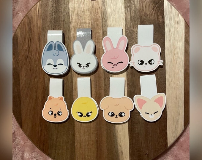Stray Kids SKZOO Member Magnetic Bookmark | Customized, Stray Kids, Skz ...