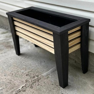 Wooden Flower Planter Plans Easy Beginner Project DIY - Etsy