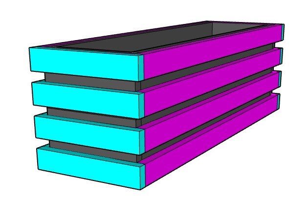 Wooden Flower Planter Plans Easy Beginner Project DIY - Etsy