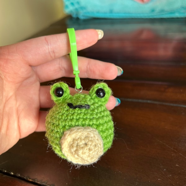 Frog Keychain - Etsy