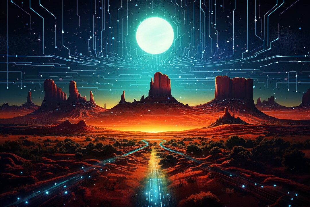 DMT Land Mushroom Trip Vision UV Tapestry, Blacklight Reactive Wall ...