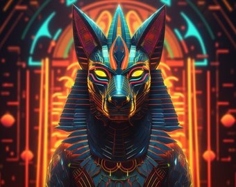 Futuristic Buddhist Temple UV Tapestry, Blacklight Reactive Wall ...