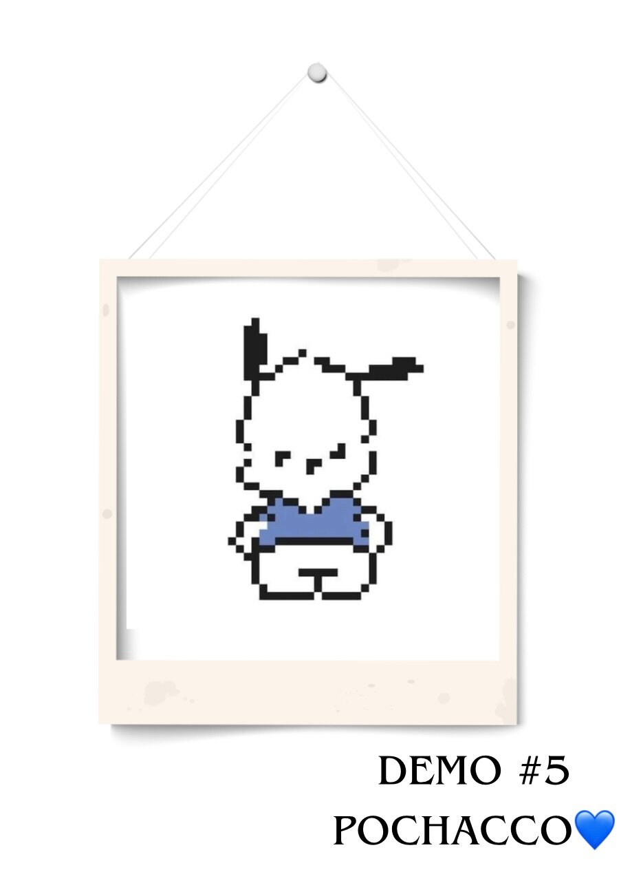 Sanrio Pixel Art Frames - Etsy