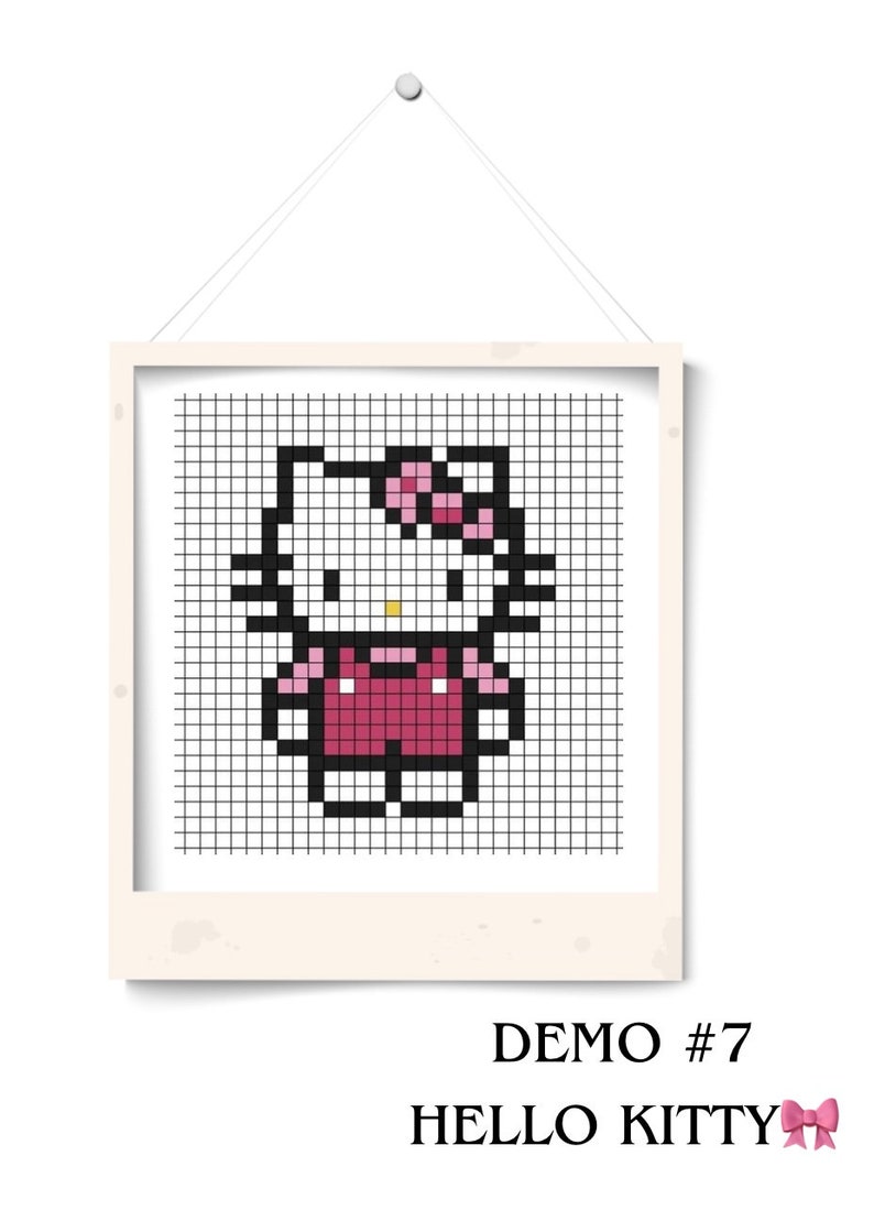 Sanrio Pixel Art Frames - Etsy