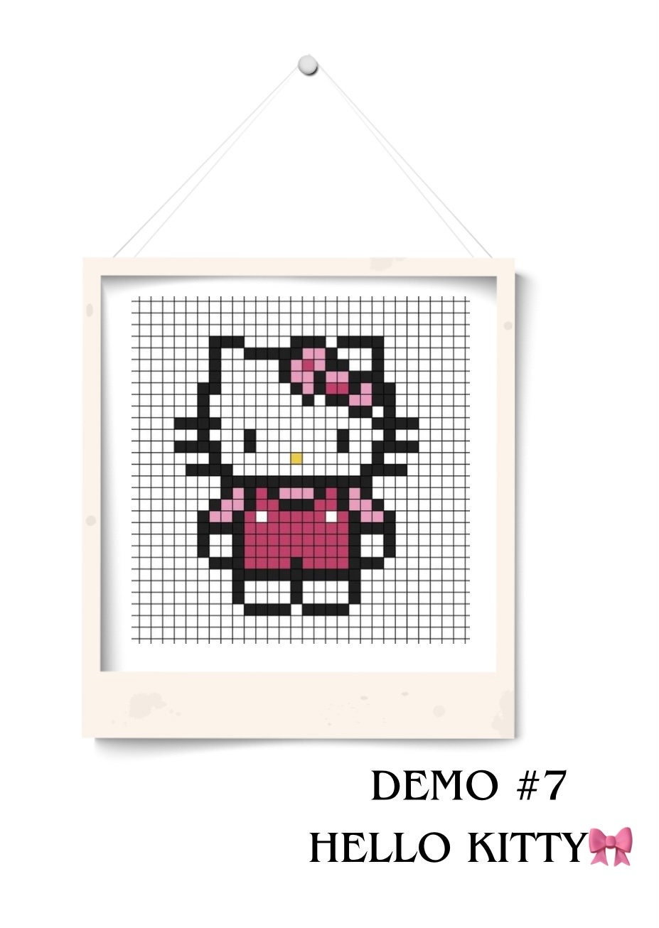 Sanrio Pixel Art Frames - Etsy