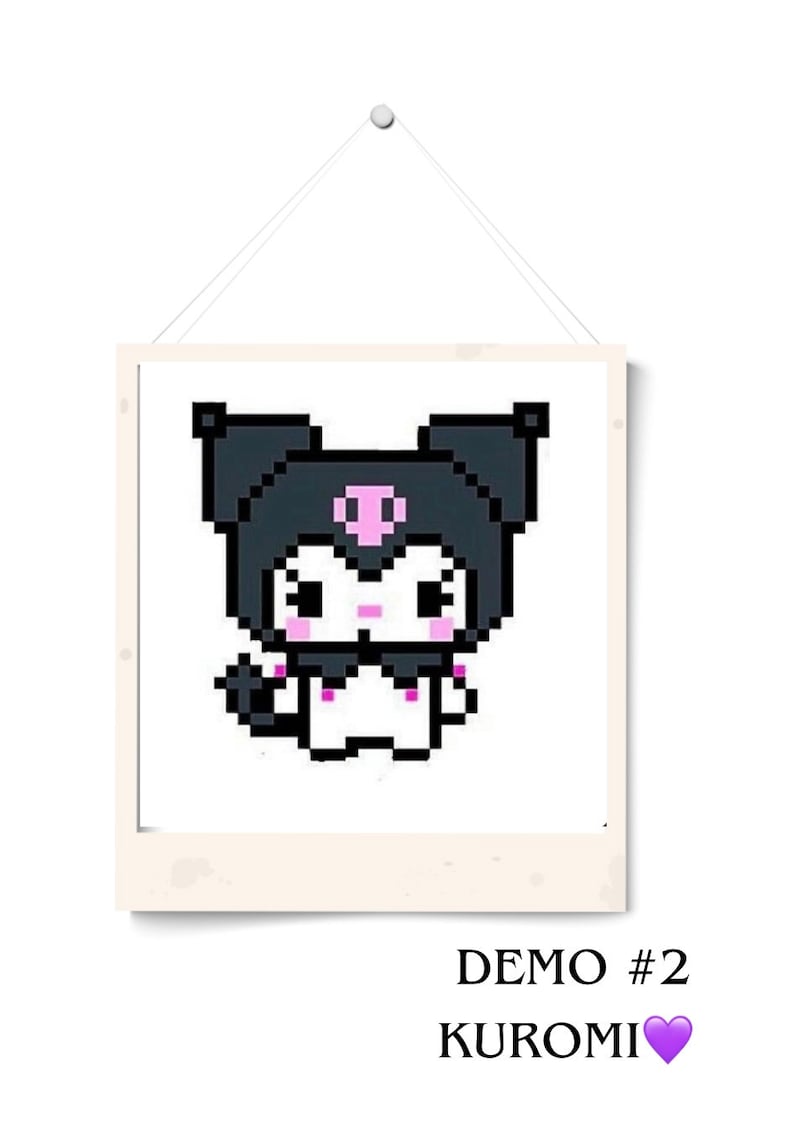 Sanrio Pixel Art Frames - Etsy
