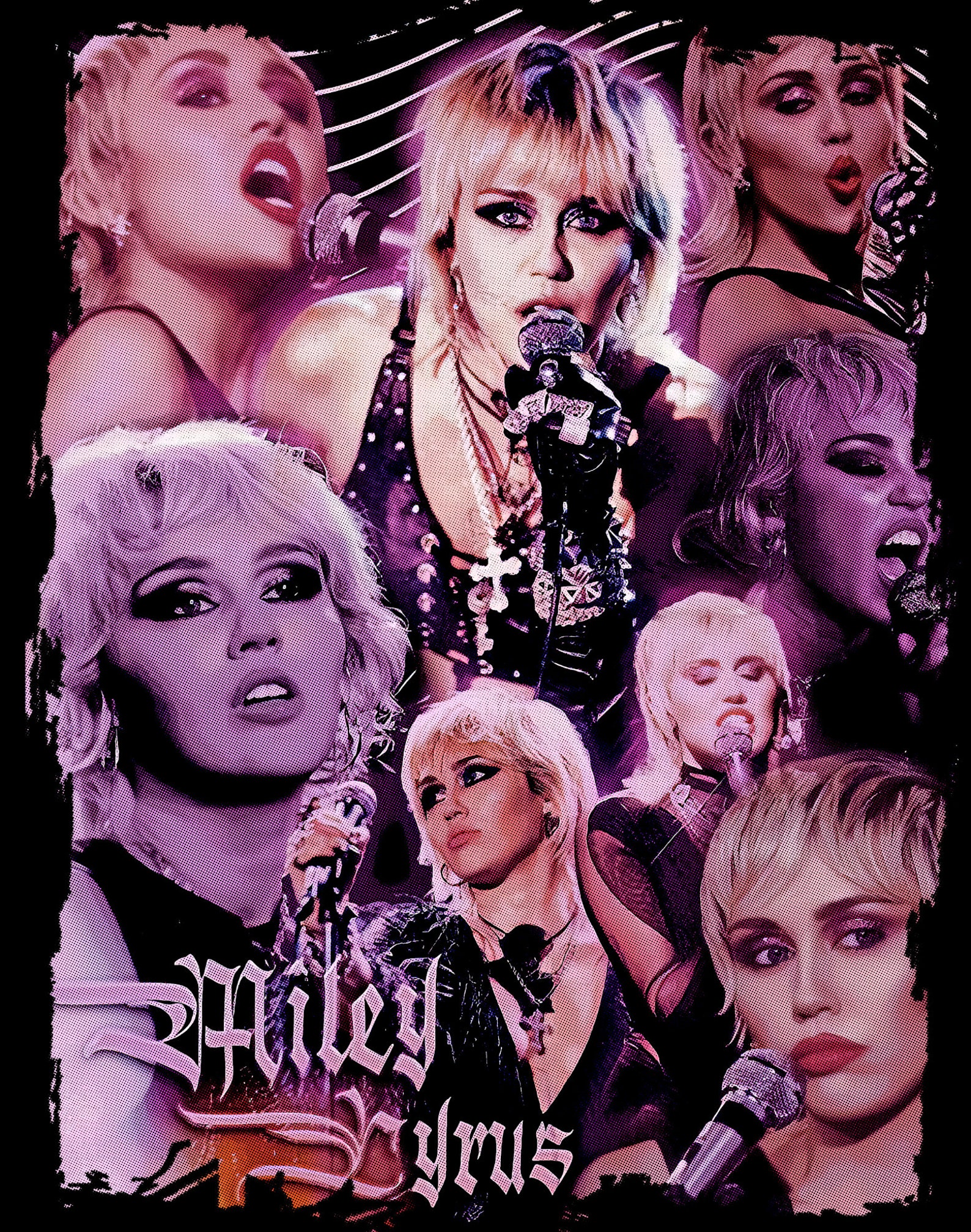 128 Music Icons PNG Halftone: Dtf/dtg-ready Bundle, Premium Celebrities ...