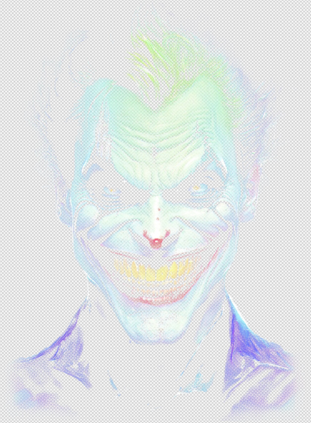 20 Iconic Clown Character Halftones - Bundle of 20 DTF Png Premium ...