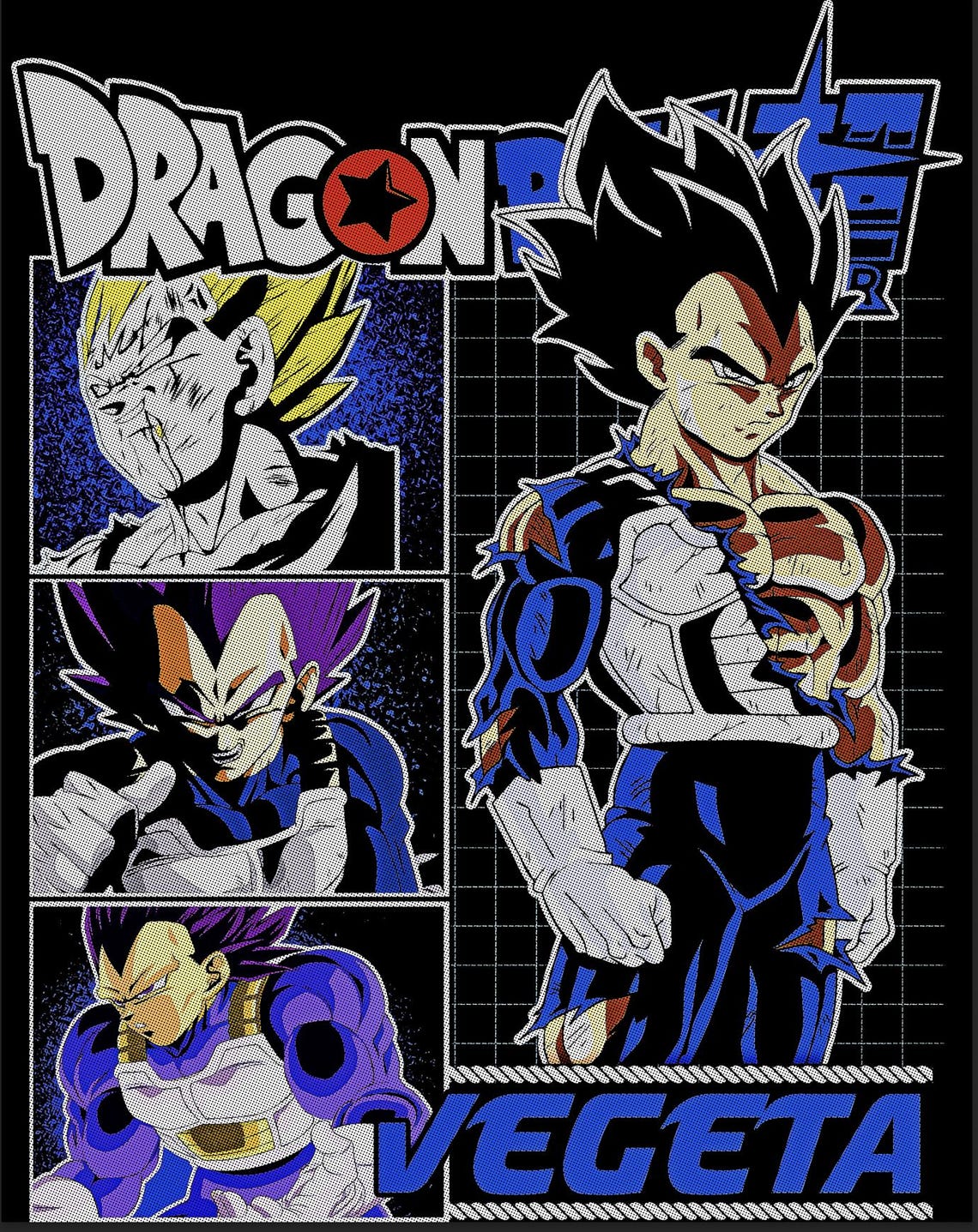 100+ Anime Manga Halftone Png Bundle DTF DTG Print on Demand Premium ...