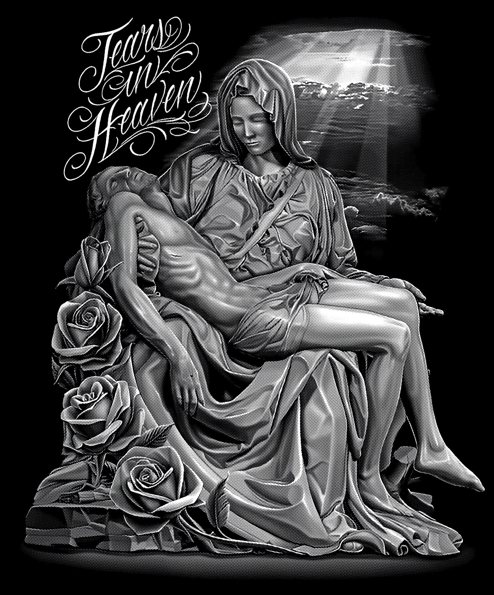 10 Christian Halftone PNG Bundle DTF/DTG Ready, High Resolution Digital ...