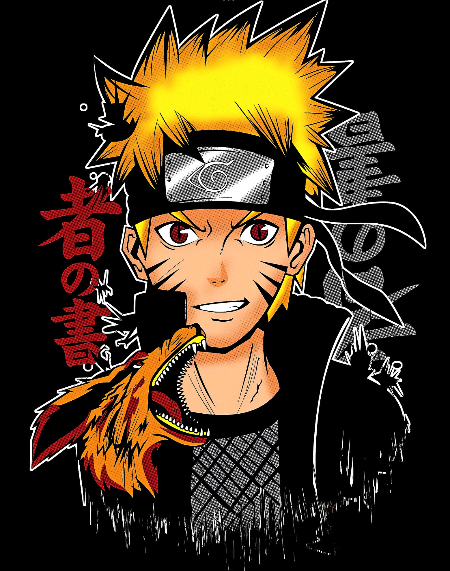 25 Anime and Manga Png Halftone, DTF/DTG Png Halftone, Bundle of 25 ...