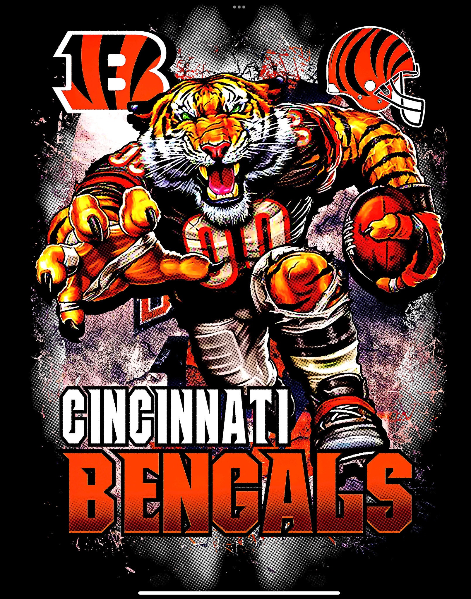 Football Dtf Halftone Png Designs Bundle 30 Dtf Football Teams Png ...