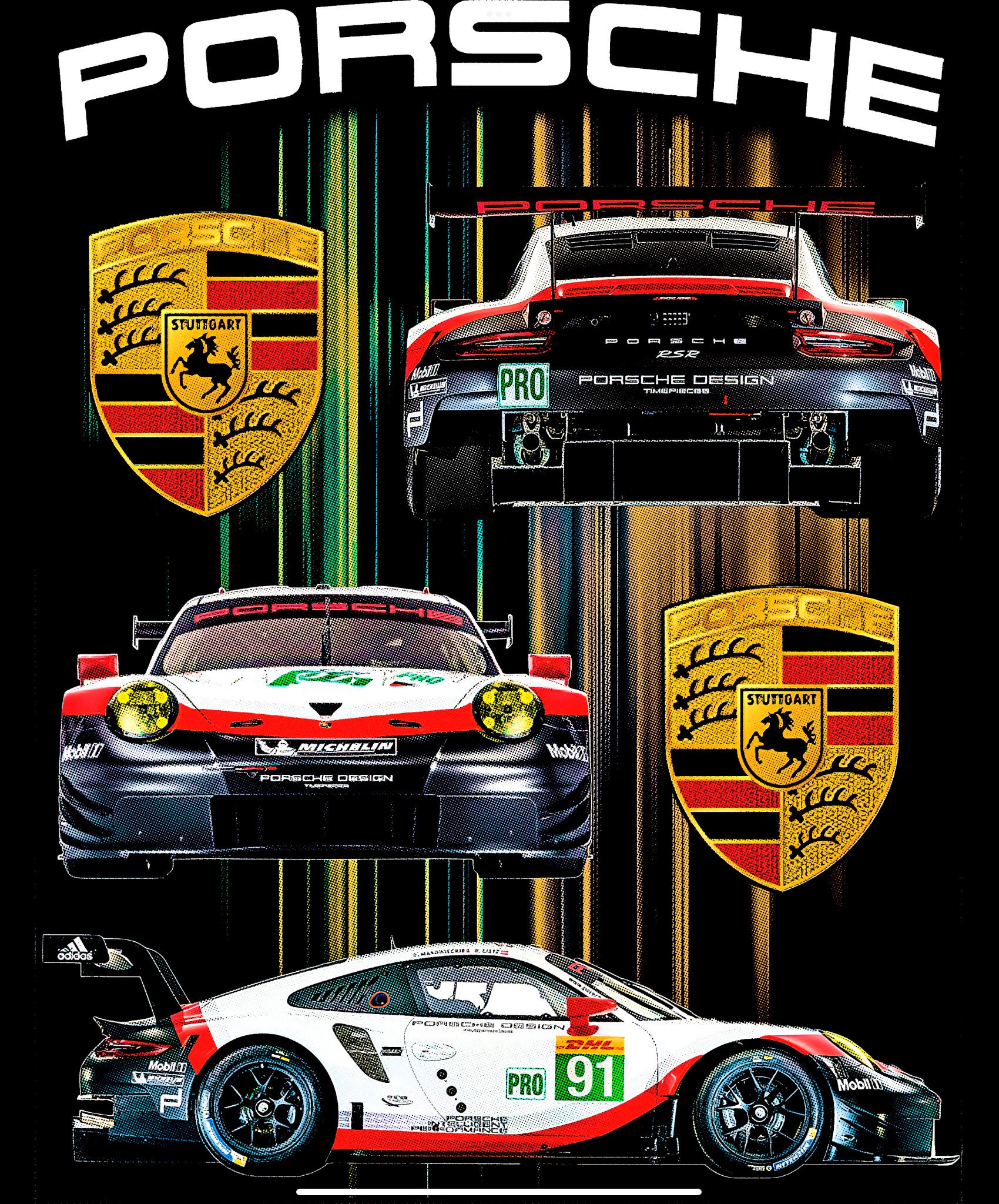 35+ Famous Cars - Race Cars Halftone - Bundle of 35+ DTF Png Halftone ...