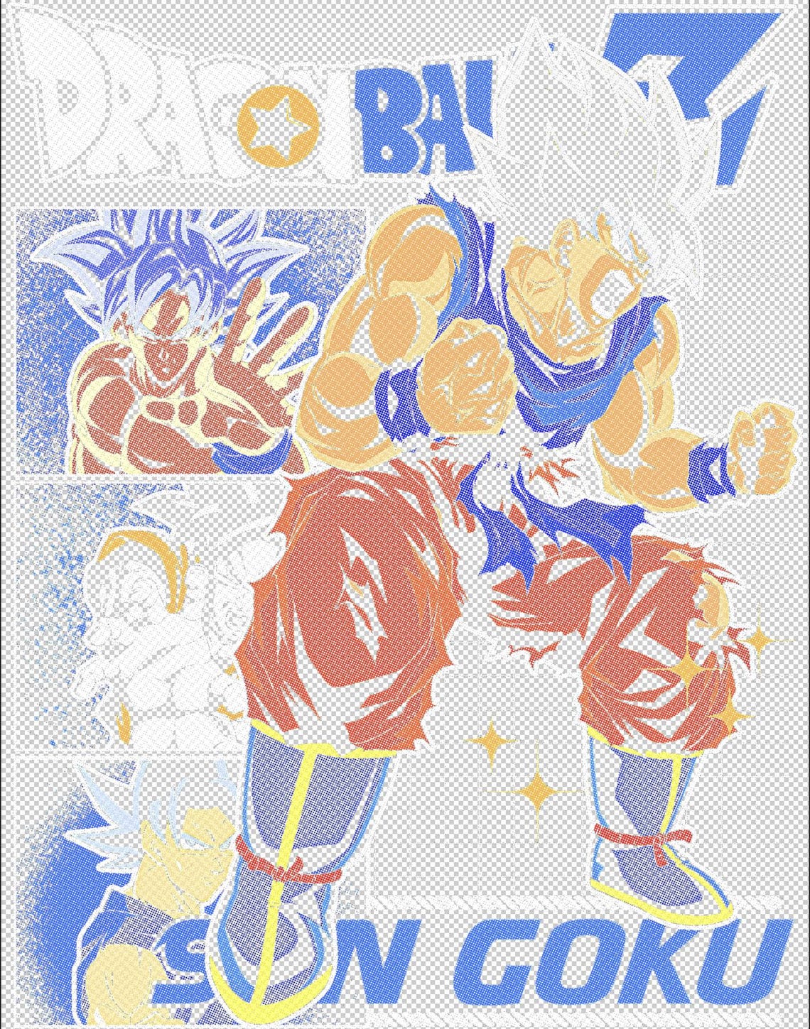 100+ Anime Manga Halftone Png Bundle DTF DTG Print on Demand Premium ...