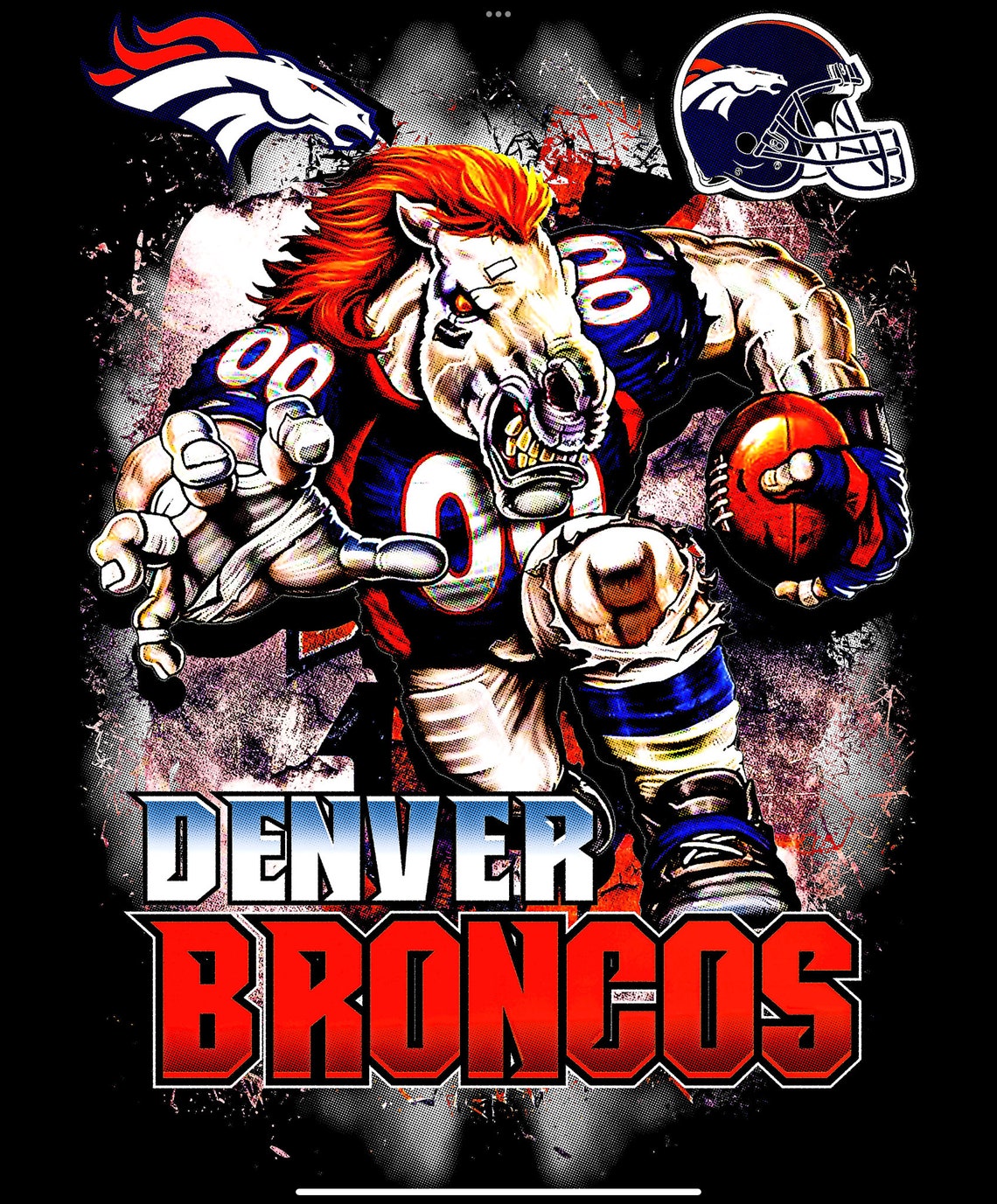 Football Dtf Halftone Png Designs Bundle 30 Dtf Football Teams Png ...