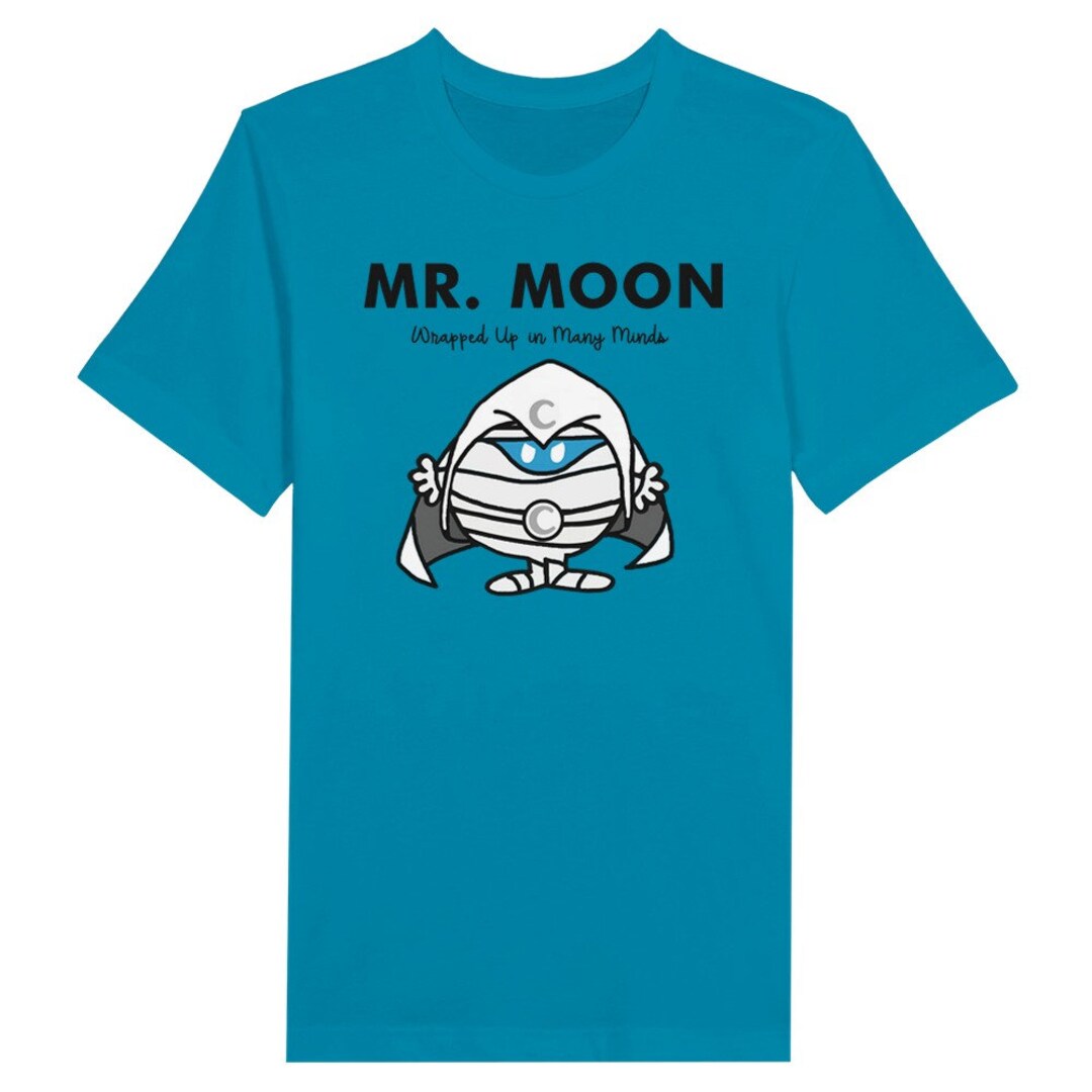 Mr. Moon Moon Knight & Mr Men T-shirt Premium Unisex Crewneck T-shirt ...
