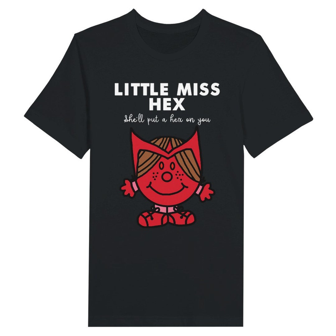 Little Miss Hex - Scarlet Witch (wanda) & Little Miss T-shirt Premium ...