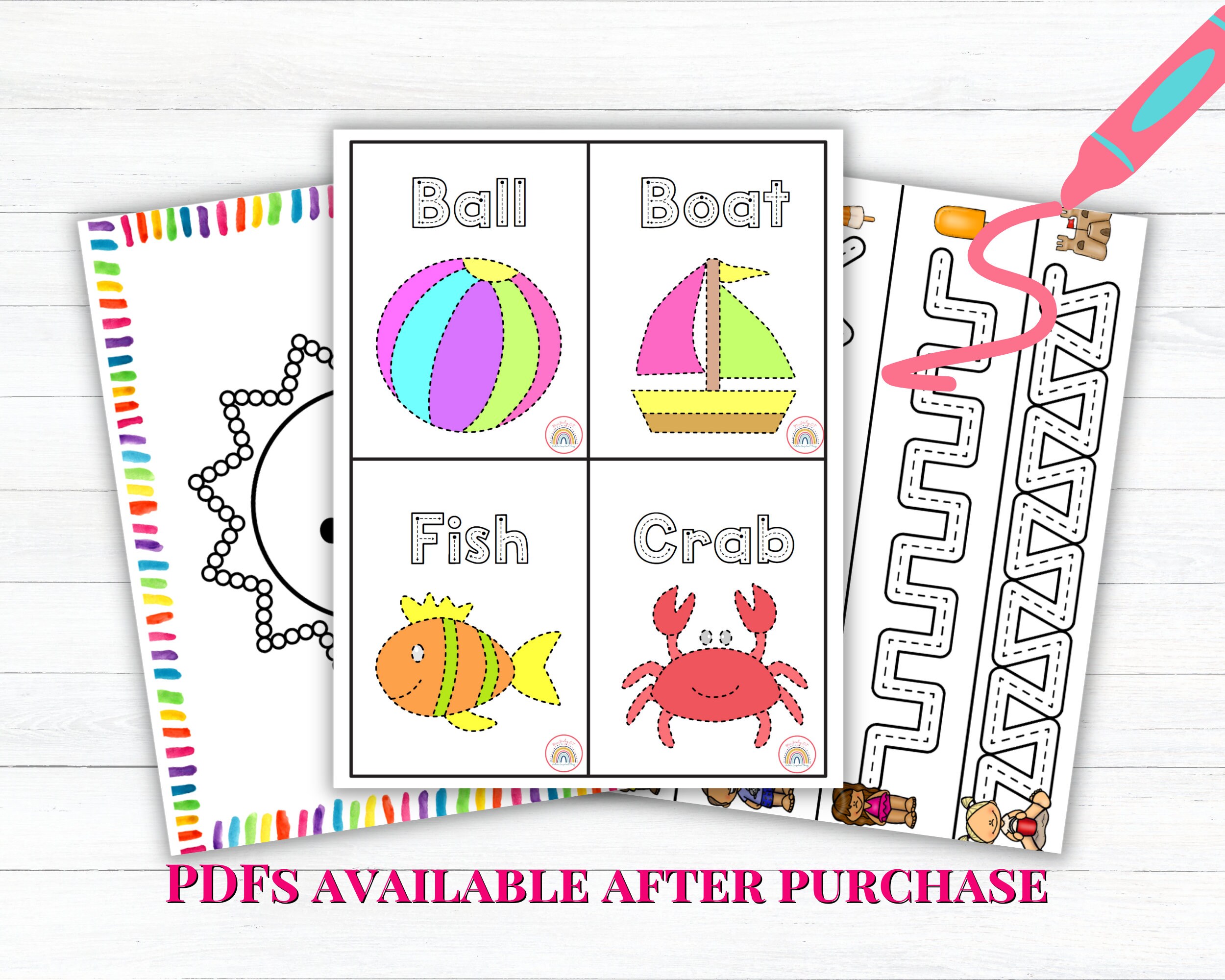 Summer Themed Fine Motor Skills Ready to Go Occupational Therapy Kit ...