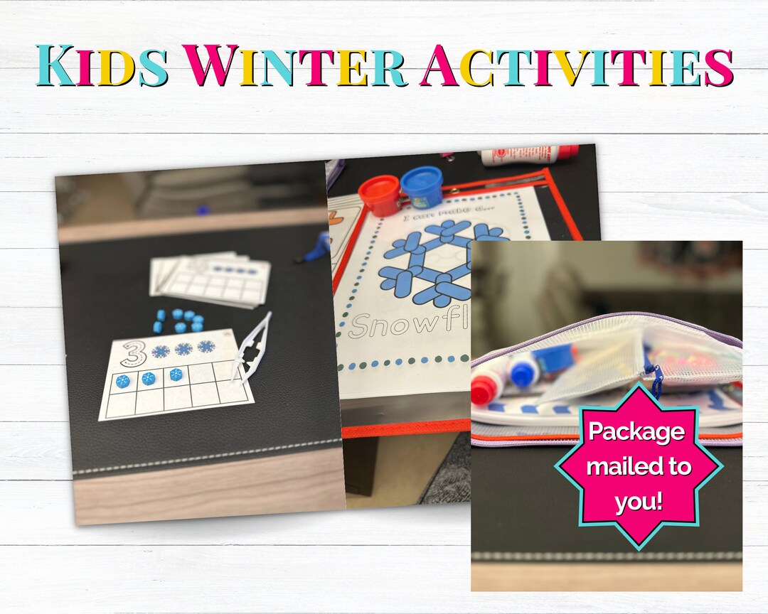 Winter Wonderland Adventures: Fine Motor Skills Kit for Occupational ...