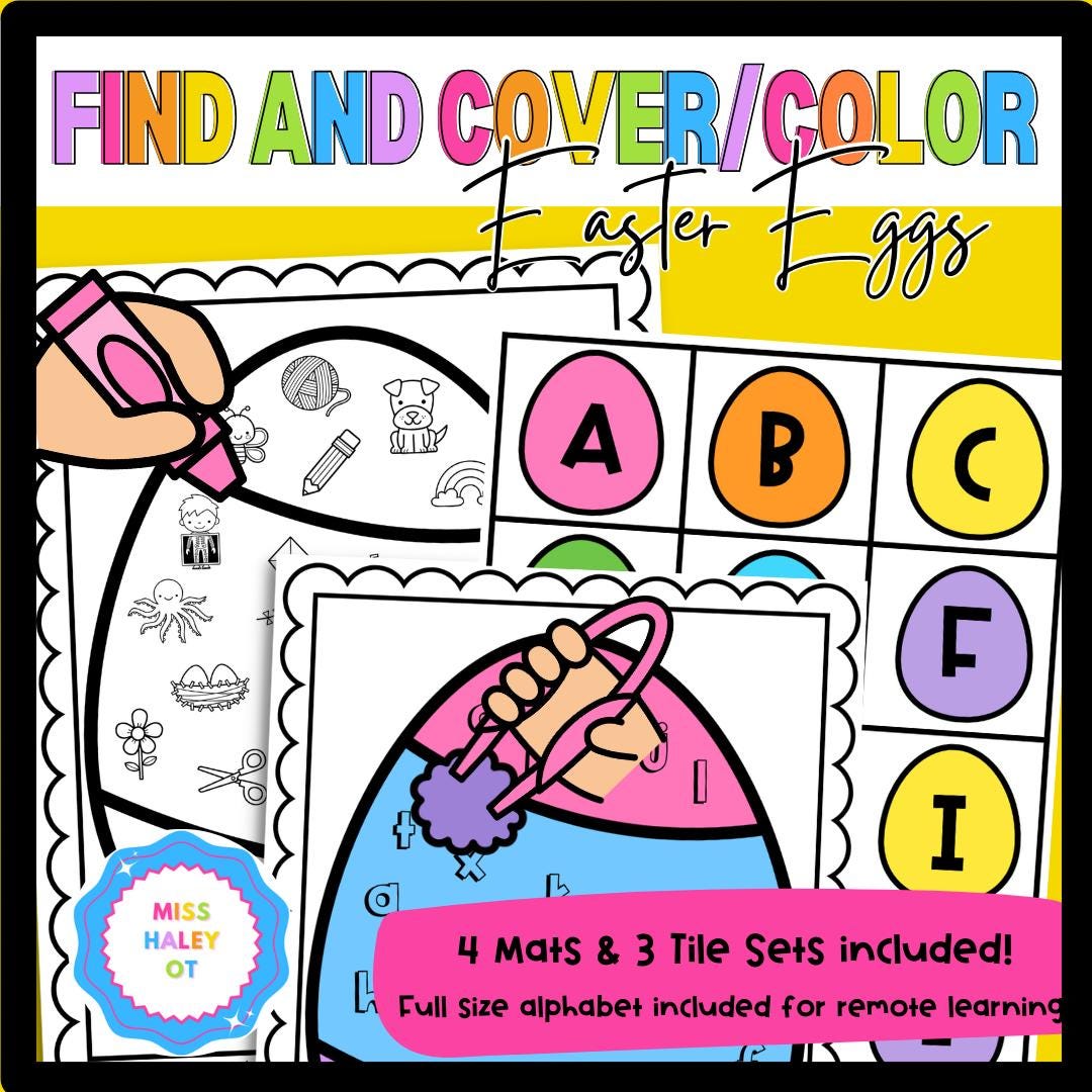 Alphabet Egg Letter Match Activity – A Hands-on Way to Explore Letters ...